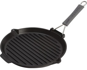 Staub Litinový gril P.28 cm černý