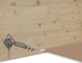 Vertikální markýza taupe 140 x 800 cm oxfordská látka 148413
