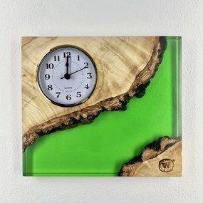 Woodlaf Dřevěné nástěnné hodiny Mateo