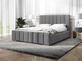 Postel MODEL 12 200x200 světlešedá - MAGIC VELVET 2217