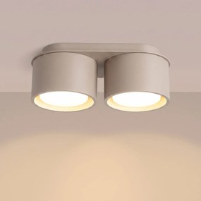 Sollux Lighting Stropní svítidlo MODO 2 šedobéžové GX53