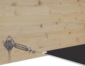 Vertikální markýza antracitová 140 x 800 cm oxfordská látka 148217