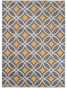 Kusový koberec PP Peny žlutý 200x200cm
