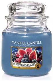 Yankee Candle - vonná svíčka Mulberry & Fig Delight (Lahodné moruše a fíky) 411g