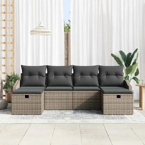 Set pohovek 6 ks polyratan 3360650
