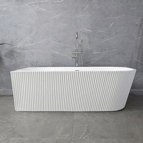Rea Wenus, akrylová rohová vana 1700x800x575 mm, levá, bílá, REA-W0129