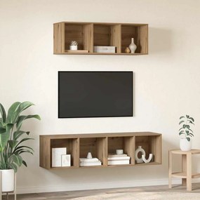 Sestava TV skříněk 2 ks Artisanový dub Kompozitní dřevo 3393356