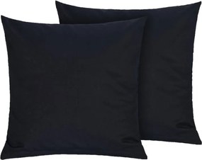 Bellatex Povláček bavlněný - SET 2ks Černá 45x45 cm
