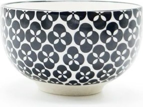 Sada porcelánových misek Bredemeijer Pucheng, 200 ml – černobílý minimalistický set