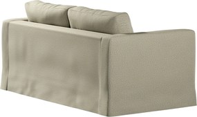 Potah na pohovku IKEA  Karlstad 2-místná , nerozkládací, dlouhý barva béžová látka pletený vzor