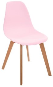 Dětská židle, šedá židle, taburet, šedá stolička,sedadlo, pouf - barva růžová
