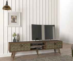 Hanah Home TV stolek Valente (TV Sehpası) - Walnut, Ořech