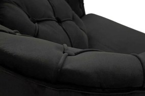 Designové křeslo Jagienka černé