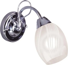 KEJO Nástěnné moderní osvětlení MALIBU, 1xE14, 40W, chromované K-JSL-8588/1W CHR