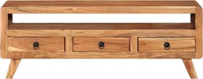 TV stolek 110 x 30 x 40 cm masivní akáciové dřevo 337065