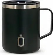 Runbott FC Barcelona Black / Termohrnek / 400 ml / nerezová ocel
