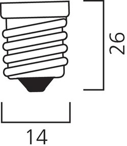 Rabalux Koupelnové nástěnné svítidlo Niagara 1x40W | E14 | IP44 - čirá, chrom