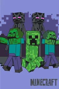 Jerry Fabrics Dětská fleecová deka Minecraft Mobs coming for you 100x150 cm