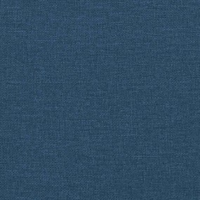 Postel s boxspringem s čelo Modrá 90 x 190 cm textil 3343959