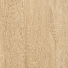 Knihovna dub sonoma 72 x 28 x 77,5 cm kompozitní dřevo
