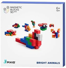 Stavebnice pixio bright animals smart magnetická
