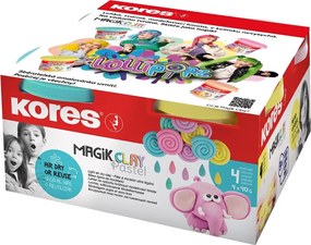 Kores magik clay pastel lollipopz, 4x 40 g
