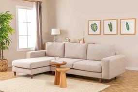 Hanah Home Rohová pohovka BERLIN krémová levá