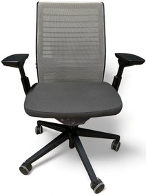 Židle kancelářská, Steelcase-Think, hnědá/béžová , područky