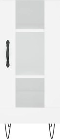 vidaXL Příborník 34,5 x 34 x 90 cm kompozitní dřevo [828788] Barva: hnědý dub