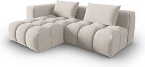Béžová rohová pohovka (levý roh/s lenoškou) Verona – Cosmopolitan Design
