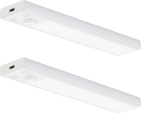 SADA 2x LED Nab. osvětlení nábytku se senz. VIRO LED/1W/800 mAh 20 cm CCT bílá