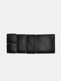 Sinsay - 5 pack skládacích organizérů do skříně - černá