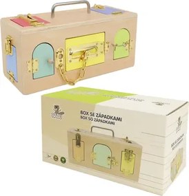 SPARKYS BABU Edukační box se západkovým systémem / Dřevo / 33 x 18 x 1