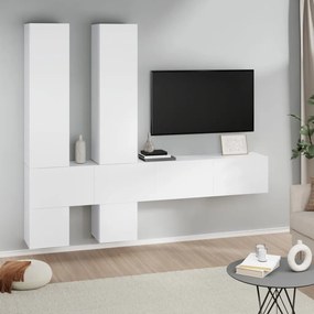 Nástěnná TV skříňka šedá sonoma kompozitní dřevo