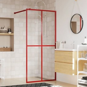 vidaXL Zástěna do průchozí sprchy čiré ESG sklo 100 x 195 cm [151886] Barva: Červená