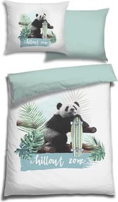 Florella Povlečení Panda Rozměr: 70x90 + 140x200 cm
