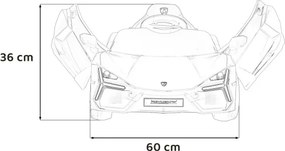 Elektrické autíčko Lamborghini Revuelto červené