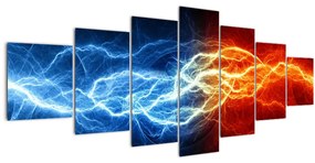 Obraz elektrického napětí (210x100 cm)