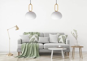 Tutumi, závěsné svítidlo 1xE27 APP1073-1CP, zlatá, OSW-00678
