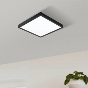 Stropní svítidlo LED Fueva 5, IP20 černé 21x21cm