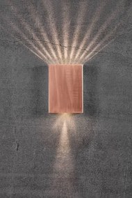 NOR 2019051030 Venkovní nástěnné svítidlo Fold 15 2x5W LED měď čirá - NORDLUX