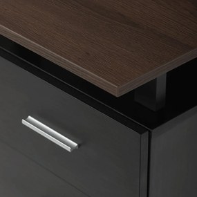 Kancelářský stůl APC-3218 OAK, melamin, ořech (120 x 60) cm
