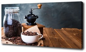 Wallmuralia Foto obraz na plátně Mlýnek na kávu 100x50