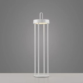 LD 19301-16 ANSELM LED stolní lampa na baterie bílá 50cm dotykový stmívač IP44 zahradní svítidlo 2700K - JUST LIGHT