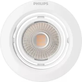 Philips Pomeron bílá / LED podhledové svítidlo / 1x7W / 420lm / 2700K