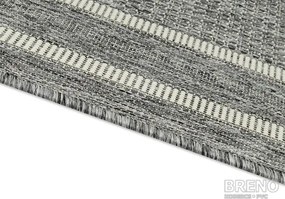 Breno Kusový koberec CASA 603 silver, 80x150 cm, Šedá/Stříbrná