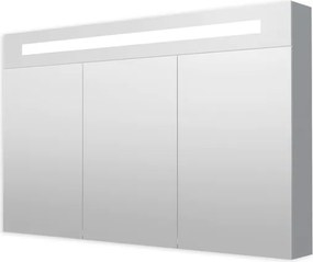 Zrcadlová skříň 120 cm s LED osvětlením, 3 dveře, zásvuka+vypínač, IP44 GALZS120LED