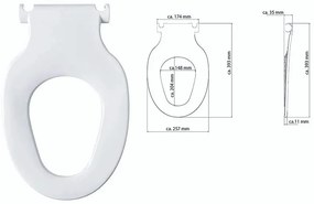 Eisl Sanitär WC prkénko s dětskou vložkou Duroplast Soft Close Family 82940