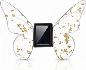 Exteriérové ​​solární zapichovací svítidlo Butterfly, RGB