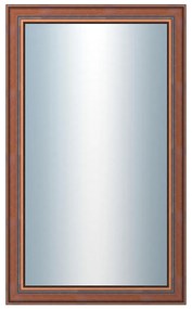 DANTIK - Zarámované zrcadlo - rozměr s rámem cca 60x100 cm z lišty ANGLIE hnědá (561)